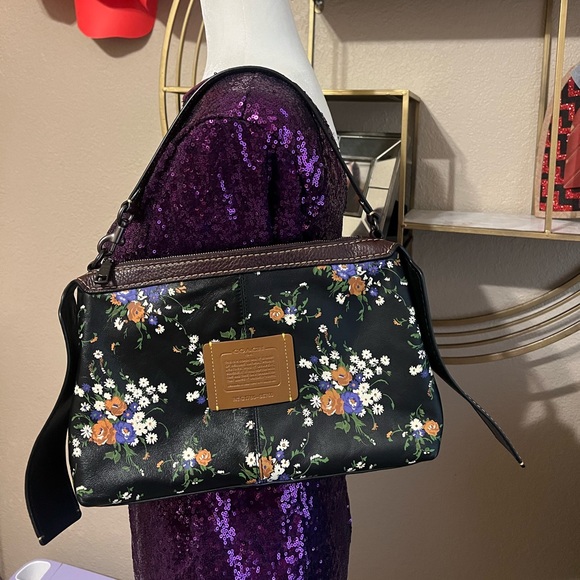 Coach | Bags | Coach Bandit Black Leather Baguette Shoulder Bag | Poshmark